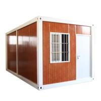 China Fast Assemble Prefab Modular Portable Office Building 40FT Flat Pack Container Houses for sale