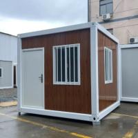 China Prefabricated Flat Pack Container House 20ft 40ft Modular Windproof Steel Structure for sale