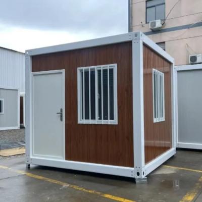 China Prefabricated Flat Pack Container House 20ft 40ft Modular Windproof Steel Structure for sale