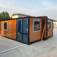 China Family Style 2 Bedroom Expandable Shipping Container Home 5900x6300mm Q235 Steel for sale