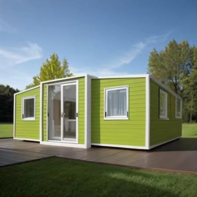 China 20ft Expandable Container House Two Bedroom Foldable Portable Anti Seismic 5900x6300x2480mm for sale
