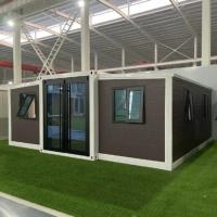 China 20ft Expandable Container House Two Bedroom Foldable Portable Anti Seismic 5900x6300x2480mm for sale