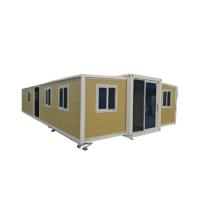 China Prefabricated 3 Bedroom Expandable Container House 40ft Folded 11800x2200x2480mm for sale