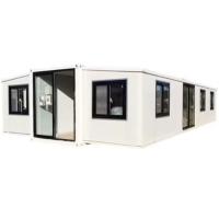 China Prefabricated 3 Bedroom Expandable Container House 40ft Folded 11800x2200x2480mm for sale
