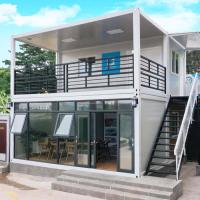 China 20ft 40ft Flat Pack Container House Easy Assemble Light Steel Structure For Storage Living for sale