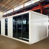China 20ft Flat Pack Shipping Container Home Portable Buildings Portable Durable Fireproof Waterproof for sale