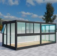 China Modern Portable Folding Prefab Container House 5800x2480x2540mm with Bathroom Kitchen Living Room for sale