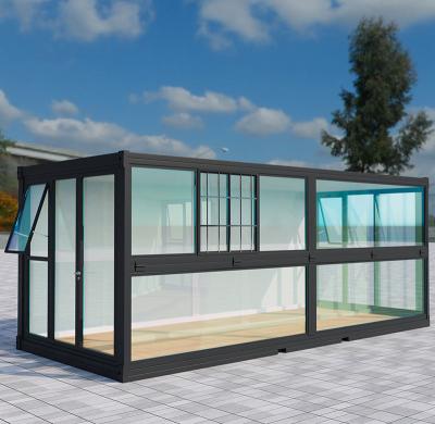 China Modern Portable Folding Prefab Container House 5800x2480x2540mm with Bathroom Kitchen Living Room for sale