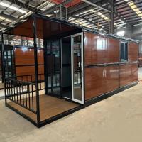 China Modern Portable Folding Prefab Container House 5800x2480x2540mm with Bathroom Kitchen Living Room for sale