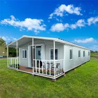 China Expandable Luxury Container Home 20ft 40ft Modular House with Terrace for sale