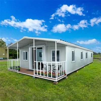 China Expandable Luxury Container Home 20ft 40ft Modular House with Terrace for sale