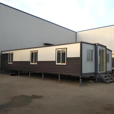 China Removable 40ft Expandable Container House 3 Bedrooms 74m2 Galvanized Steel for sale