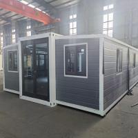 China Removable 40ft Expandable Container House 3 Bedrooms 74m2 Galvanized Steel for sale