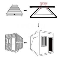 China Z Type Fold Up Container House 20ft 40ft Expandable Folding Home for Africa for sale