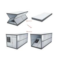 China Folding 2 Bedroom Shipping Container House 40ft Portable Prefab Home 5800x2480mm for sale