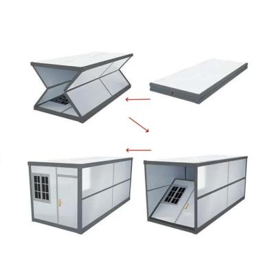 China Folding 2 Bedroom Shipping Container House 40ft Portable Prefab Home 5800x2480mm for sale