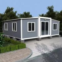 China Customized Expandable Container Home Q235 Steel Grade Movable Modular House 20 Year Lifespan for sale