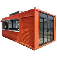 China 20ft Flat Pack Container House For Living And Storage With Light Steel Structure for sale