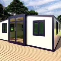 China 2 bedrooms expandable prefabricated steel container house for sale