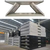 China Factory Prefabrication Fast Build Safe Strong Z Shape Folding Container House for sale