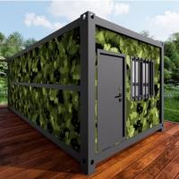 China Prefabricated Low Cost Easy-to-Install Folding Container House for sale