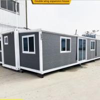 China Customized 40ft Expandable Container House 3 Bedrooms Prefab Mobile Home for sale