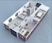 China Customised 20 30 40Ft Insulated Expandable Container House 1-6 Bedroom for sale