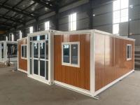 China Wholesale 20FT/30FT/40FT Customized Plastic Film Packaging Foldable Expandable Mobile Container House for sale