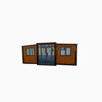 China 20ft Expandable Container House Waterproof Anti Corrosion Easy Move Prefab Home for sale