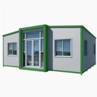 China 20ft Expandable Container House Waterproof Anti Corrosion Easy Move Prefab Home for sale