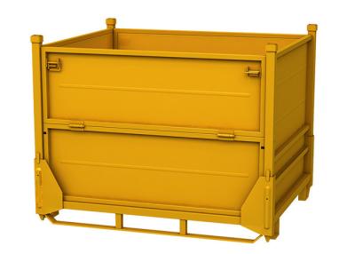 China Q235 Steel Metal Pallet Cage Stackable Stillages MA Sheet For Turnover for sale