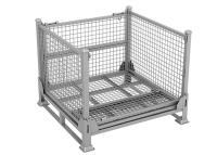 China Collapsible Stillage Wire Mesh Pallet Cage Container 1T For Warehouse for sale