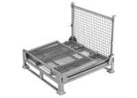 China Collapsible Stillage Wire Mesh Pallet Cage Container 1T For Warehouse for sale