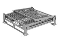China Collapsible Stillage Wire Mesh Pallet Cage Container 1T For Warehouse for sale