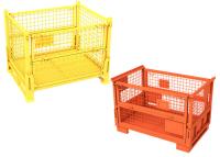 China Collapsible Stillage Wire Mesh Pallet Cage Container 1T For Warehouse for sale