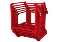 China Industrial Flexible Nesting Nestainer Storage Racks 1300x1200mm 1000kg Capacity for sale