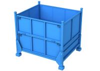 China Heavy Duty Collapsible Pallet Metal Stillages Cage Container for sale