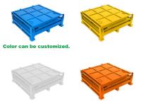 China Heavy Duty Collapsible Pallet Metal Stillages Cage Container for sale