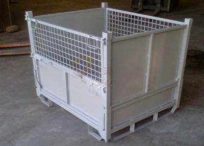 China Powdercoating storage Mesh Collapsible Pallet Cage Stillage Heavy Duty for sale