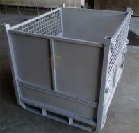 China Powdercoating storage Mesh Collapsible Pallet Cage Stillage Heavy Duty for sale