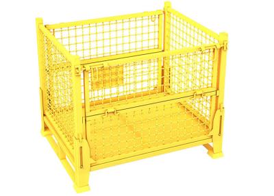 China Wire Mesh Storage Cages Stackable Stillage 1100x730x670mm 1500kg Capacity for sale
