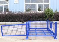 China Lockable Gas Cylinder Stillage Pallet Cage With Access Gates for sale
