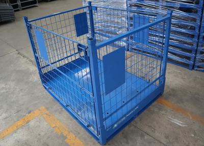 China Large Foldable Collapsible Stillage Pallet Mesh Cage 1480x1130 for sale
