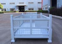 China Extended Metal Stillage Pallet Cage Half Height Heavy Duty 2T OEM for sale