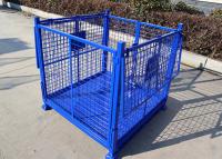 China Full Security Metal Stillage Pallets Cage With Detachable Gates 2000Kg Load for sale