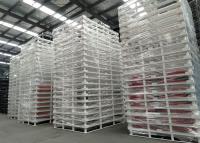 China Heavy Duty Customizable Portable Steel Stacking Racks 1500kg Wheel Load Capacity 4 Layers for sale