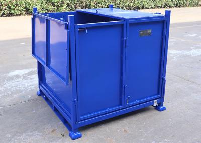 China Forklift Metal Pallet Cage Box 2T For Construction Sites for sale