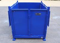 China Forklift Metal Pallet Cage Box 2T For Construction Sites for sale