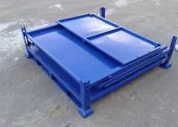 China Forklift Metal Pallet Cage Box 2T For Construction Sites for sale