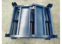 China Heavy Duty 800kg 4 Sided Steel Pallet Cage Box for Waste Material Storage for sale
